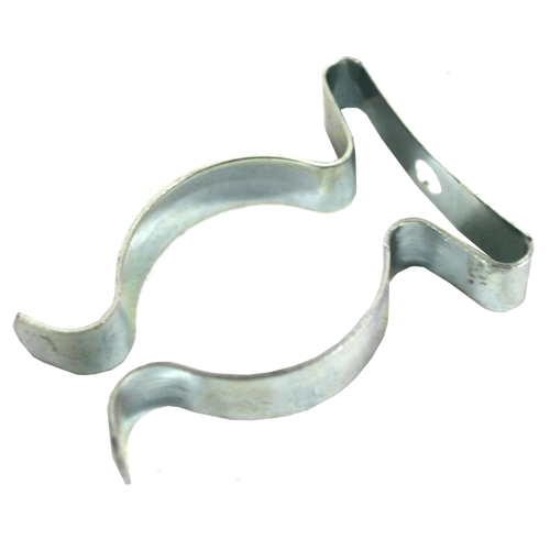 TERRY CLIP GALV 25MM - GALVANISED - OPENS 25MM WIDE | Fowkes Bros