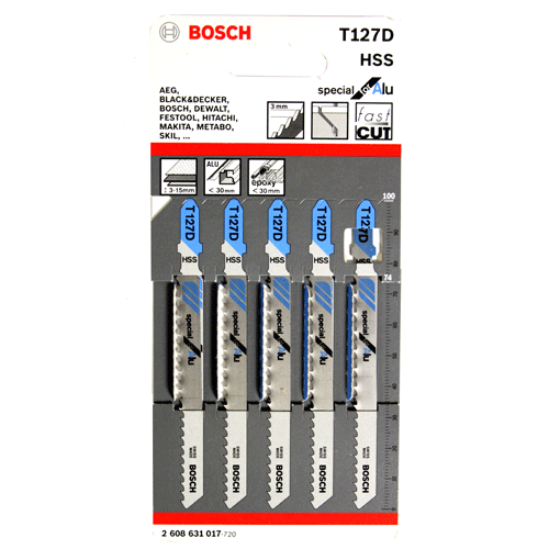 BL JIGSAW BOS ALUM 15MM (5/PACK) - ALUMINIUM - UP TO 15MM | Fowkes Bros