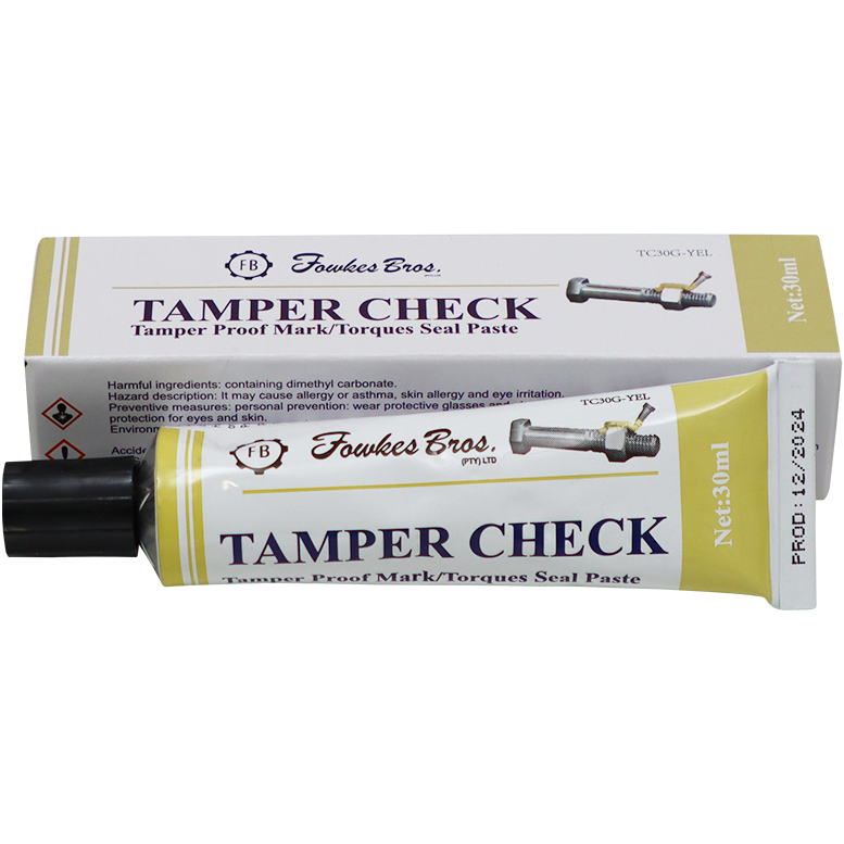 MARKER TAMPER CHECK YELLOW 30ML - SIMILAR TO CROSS CHECK / TORQUE SEAL ...