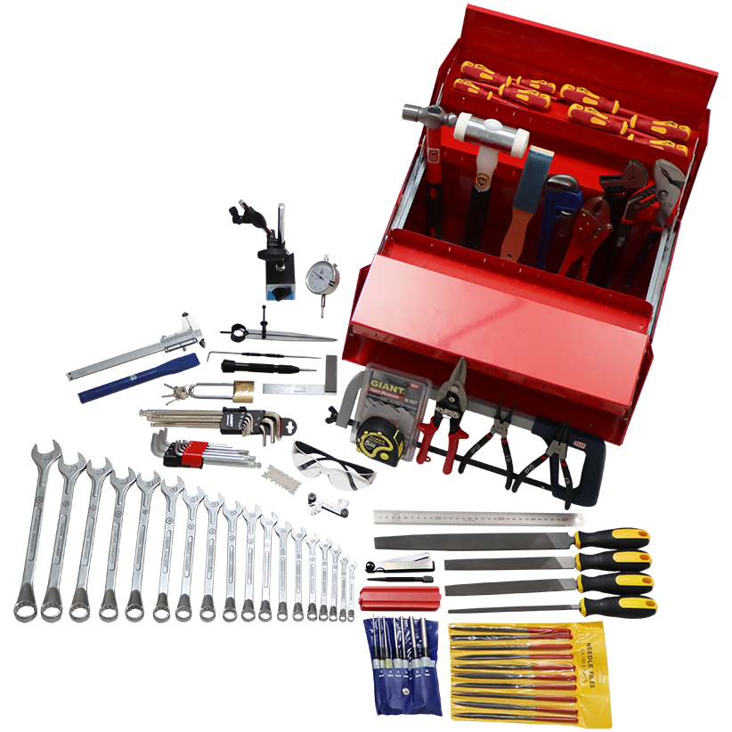 TOOL KIT ASSORT FITTER & TURNER FB - TOOLBOX - 45 PC | Fowkes Bros