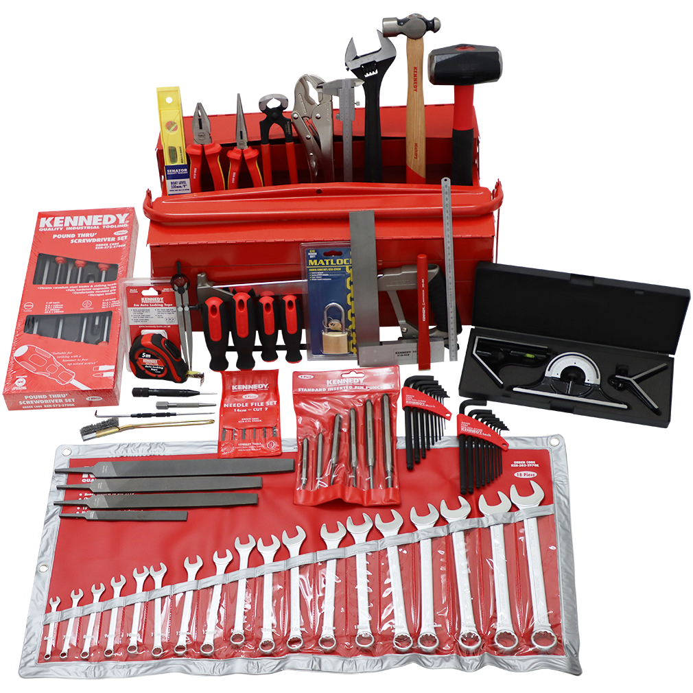 TOOL KIT ASSORT BOILERMAKER KEN - TOOLBOX - 34 PC | Fowkes Bros