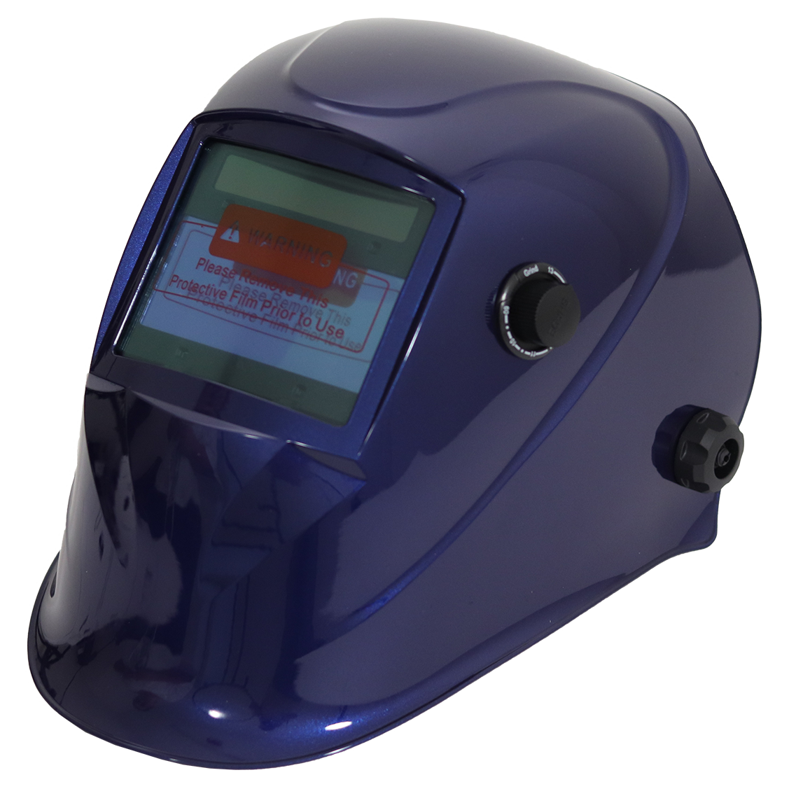 WELD HELMET AUTO-DARK BLUE (PREMIUM) - ADJUSTABLE - PREMIUM | Fowkes Bros