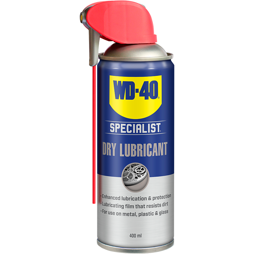 DRY LUBE WR SPRAY 400ML WD40 - WATER RESISTANT DRY FILM LUBRICANT ...