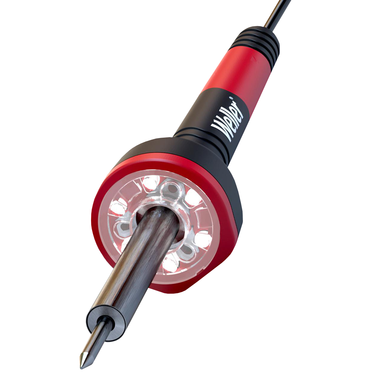 SOLDERING IRON 30W WELLER - 230V - LED HALO RING | Fowkes Bros