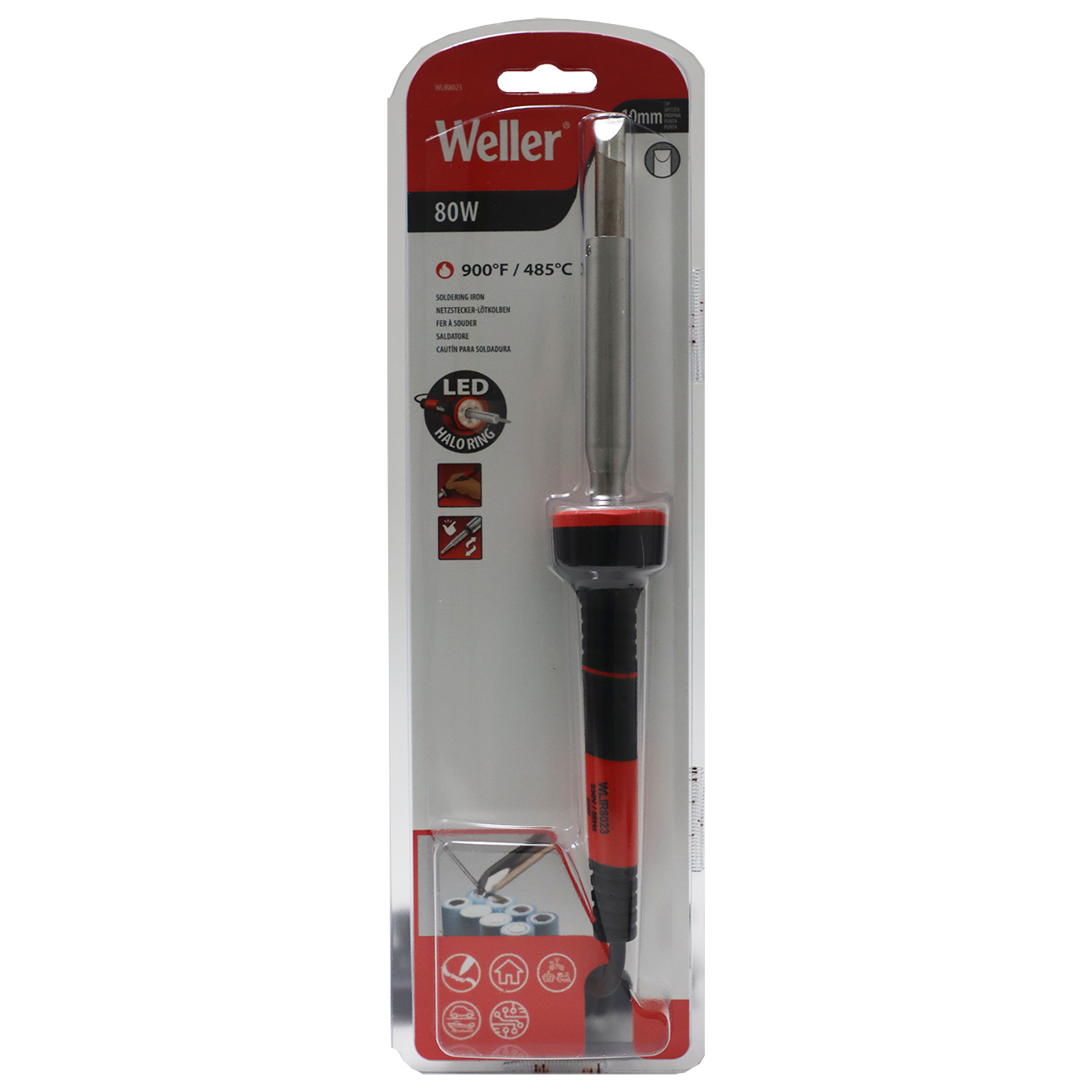 SOLDERING IRON 80W WELLER - 230V LED HALO RING | Fowkes Bros