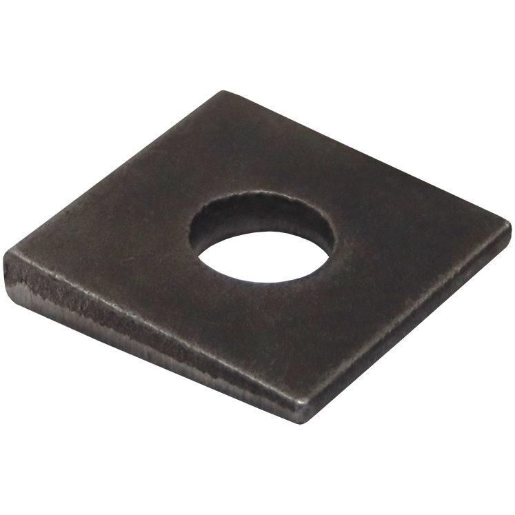 WASHER SQ TAPER BLACK 12MM - DIN 435 - 38MMX38MM - 5° DEG TAPER ...