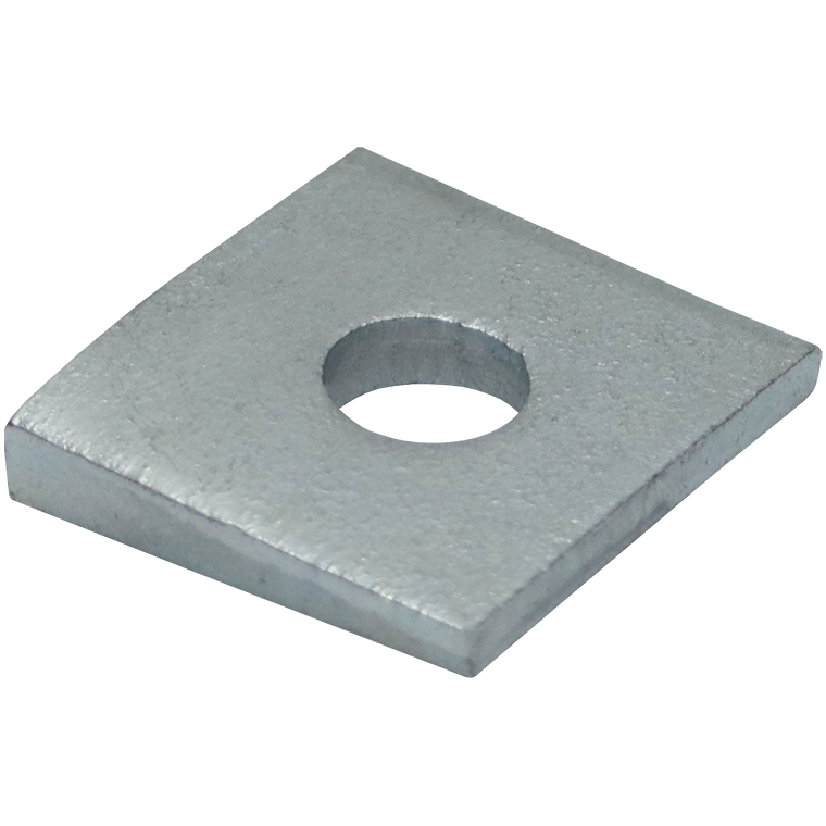 WASHER SQ TAPER GALV 16 MM - DIN 435 - 38MMX38MM - 5° DEG TAPER ...