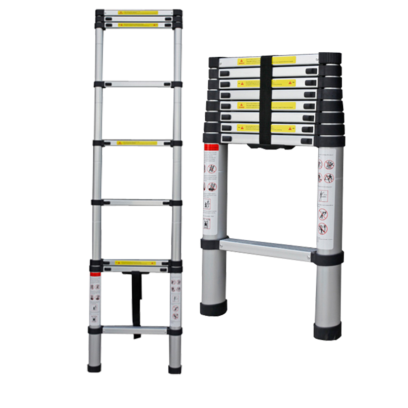 LADDER TELESCOPIC ALUM STR 2.6M - ALUMINIUM LADDER - MAX LOAD 150KG ...