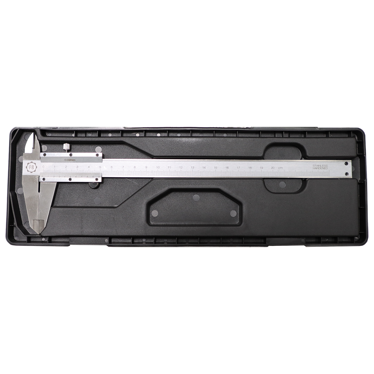 VERNIER 200MM S/S METRIC - STAINLESS STEEL - GRAD.0.02MM | Fowkes Bros