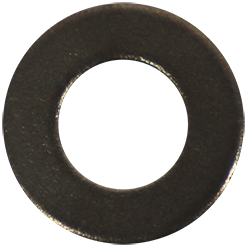 WASHER FLAT BLACK PLAIN 8 MM - DIN 125A - 8.4 X 16 X 1.6MM | Fowkes Bros