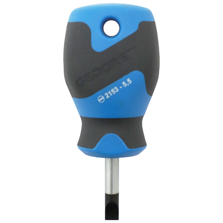 S/DRIV STUBBY FLAT 5.5 X 26 GEDORE - SCREWDRIVER - STUBBY | Fowkes Bros