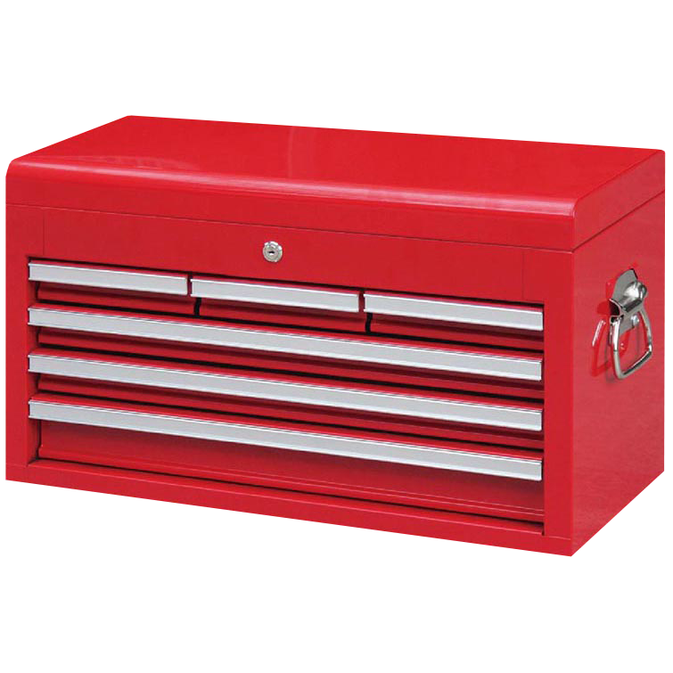 TOOL CHEST 6 DRAWER RED FB - L660 X W305 X H375 | Fowkes Bros