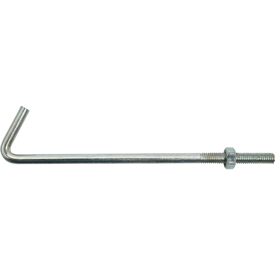 HOOK BOLT COMPLETE GALV 6 X 140MM GALVANIZED HOOK COMPLETED Fowkes Bros