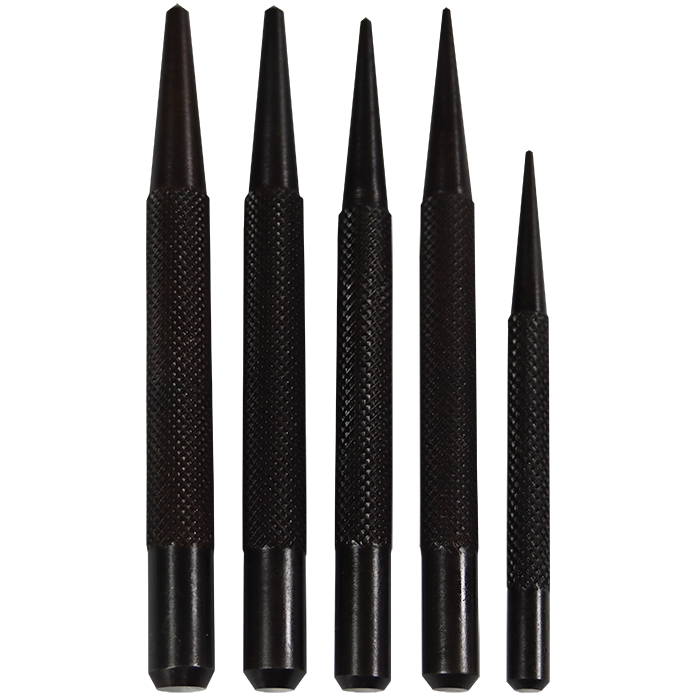 CENTRE PUNCH SET OF 5 EXXO - 1.6,2.0,2.4,3.6,4.0 | Fowkes Bros