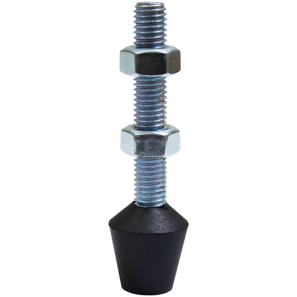 SPINDLE FLAT CUSH-TIP M6 X51MM S/S - NEOPRENE CUSHION CAP 10X16MM ...