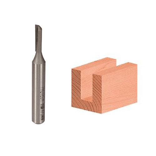 ROUTER BIT STRAIGHT 3 X 13MM - 1/4" SHANK (TCT) | Fowkes Bros