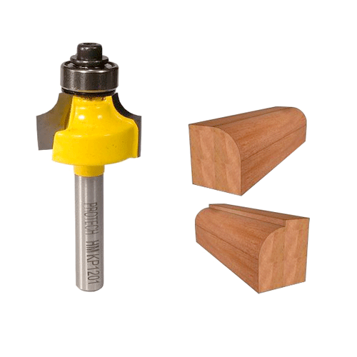 ROUTER BIT CORNER ROUNDING 7/8" - 1/4" SHANK - 3/16" RADIUS (TCT ...