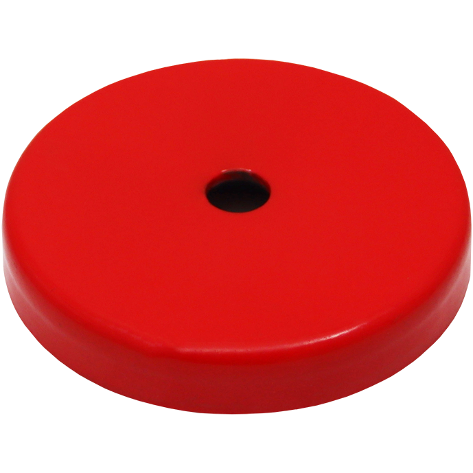MAGNET POT SHALLOW 80MM DIA EXXO - 25.0KG PULL - CLEARANCE HOLE ...