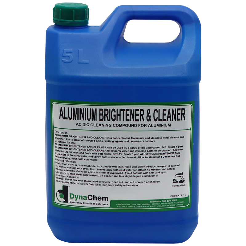 CLEANER ALUMINIUM 5L DYNA - ALUBRITE - BRIGHTENER & POLISHER | Fowkes Bros