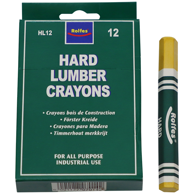 CRAYON LUMBER HARD YELLOW ROLFES - MARKER -LOGS,PLYWOOD,TIMBER ...