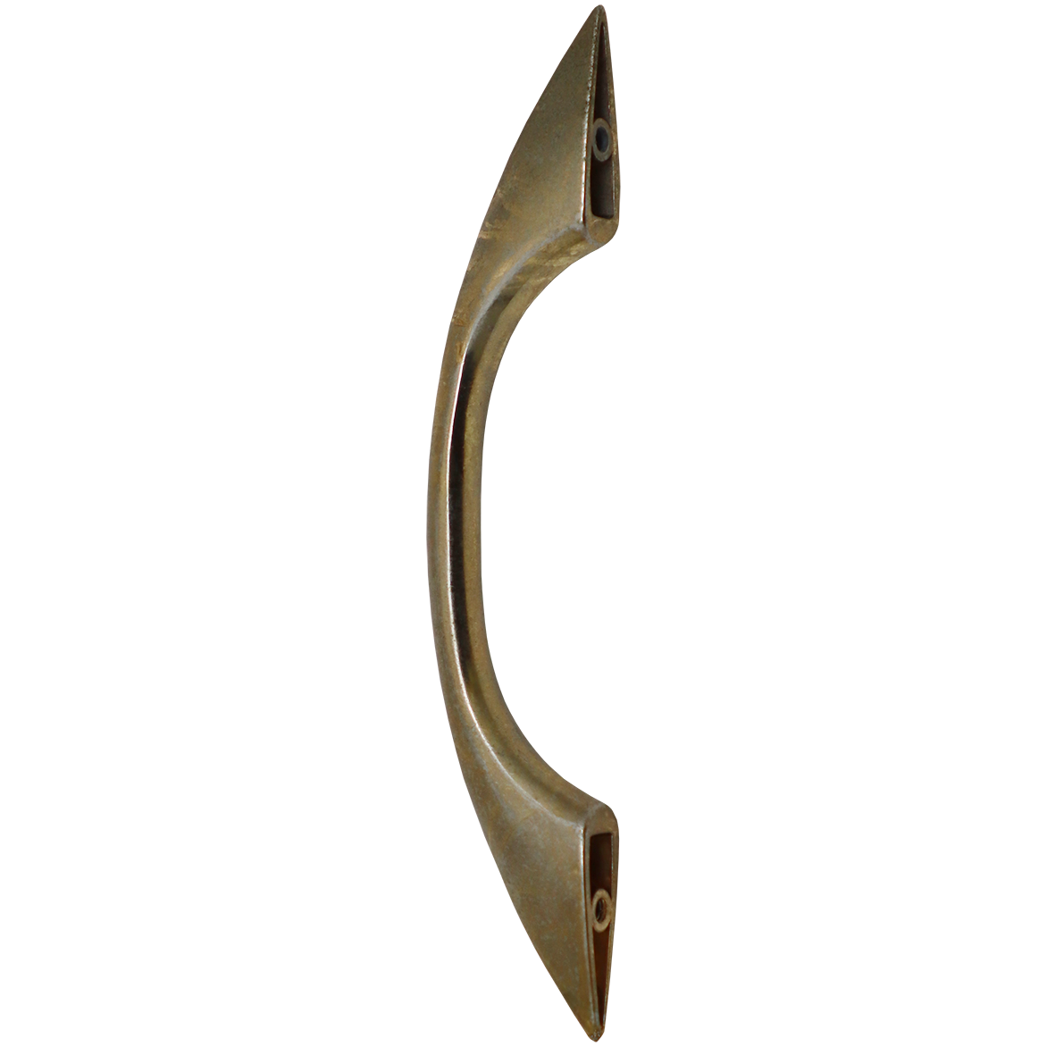 HANDLE CUPBOARD BRASS BOW TYPE 150MM - DWS - WHALEBONE SHAPE | Fowkes Bros