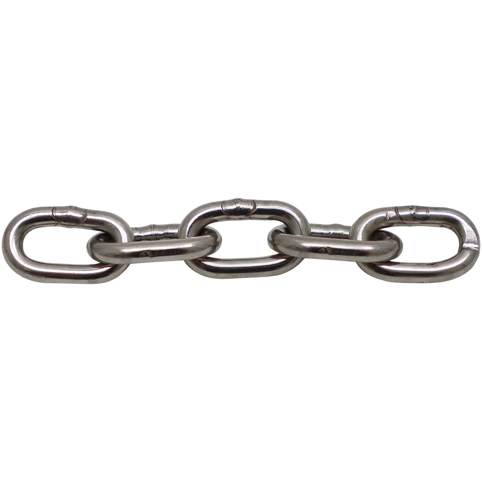 CHAIN S/S 316 SHORT LINK 3.0MM - SOLD PER MTR (30M BAG - S/STEEL 316 ...