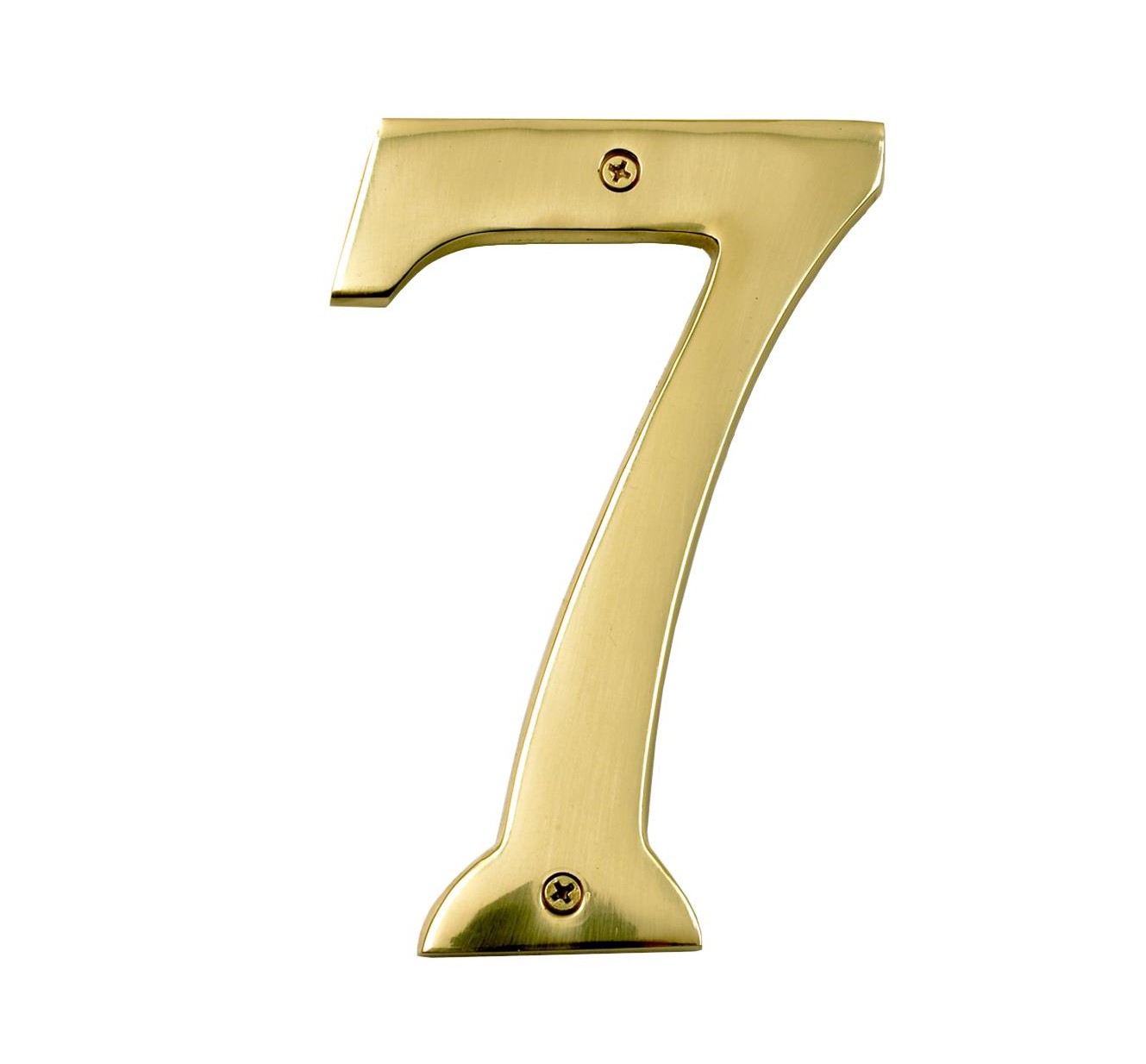 NUMBERS HOUSE # 7 BRASS 75MM - DWS - NUMERAL BRASS 16MM NO 7 | Fowkes Bros