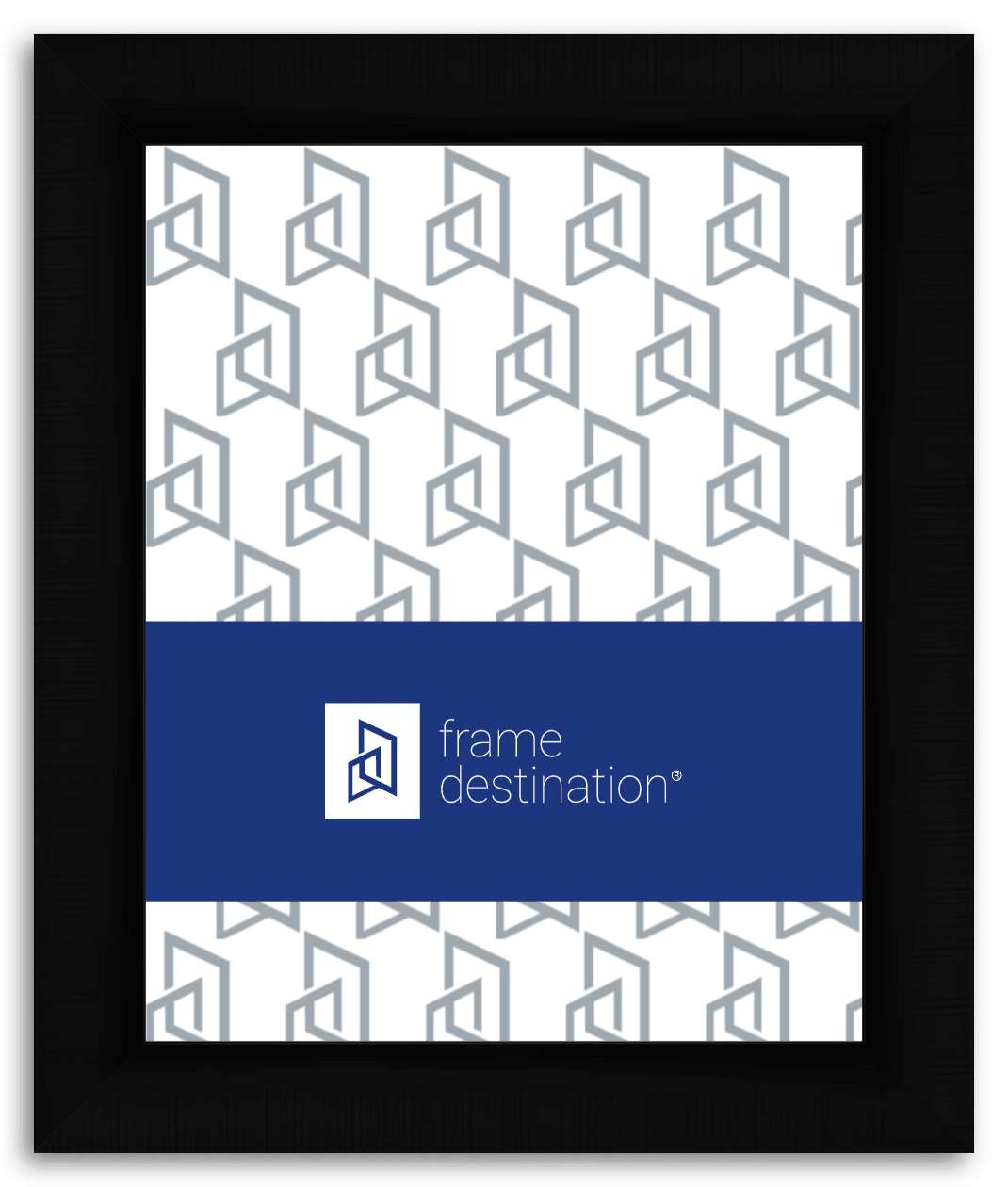 Sloped Brushed Satin Black Metal Frame P225 Frame Destination sloped-brushed-satin-black-metal-frame-p225-frame-destination