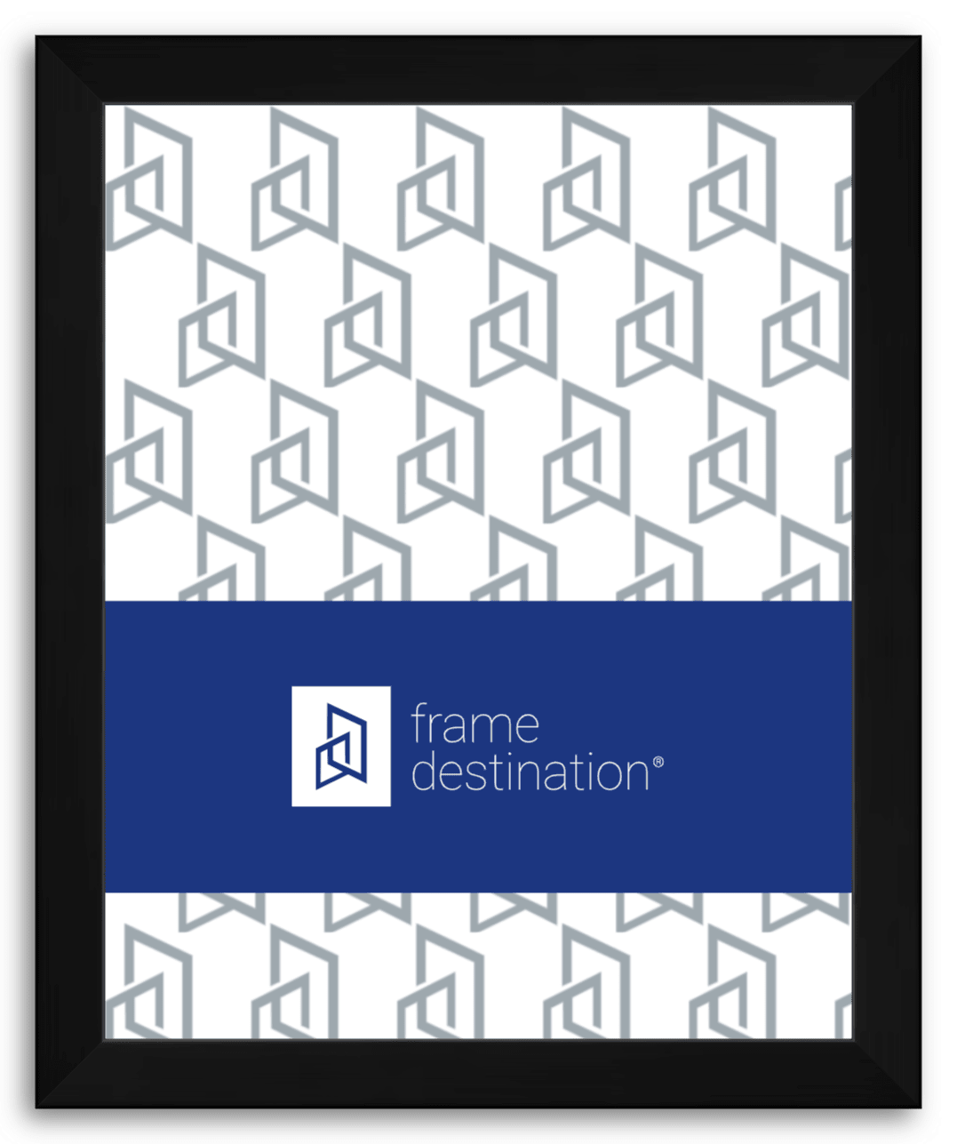 Matte Black Real Wood Frame P502B | Frame Destination