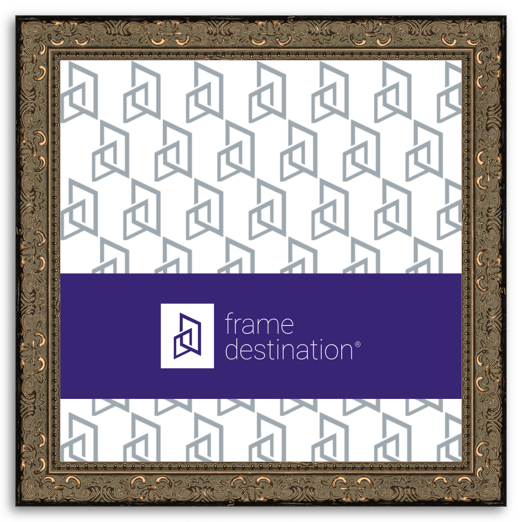 Ornate Bronze Wood Square Frame P573 | Frame Destination