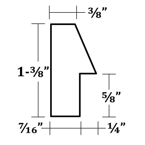 Wood Frame Profile 435