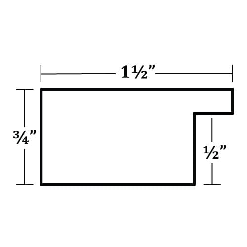 Custom Wood Picture Frame Profile 792 | Frame Destination