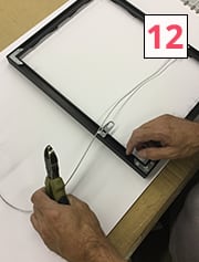 How to Position and Attach a Hanging Kit to Your Metal Picture Frame