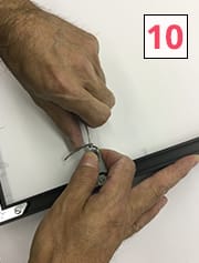 How to Position and Attach a Hanging Kit to Your Metal Picture Frame