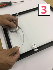 How to Position and Attach a Hanging Kit to Your Metal Picture Frame