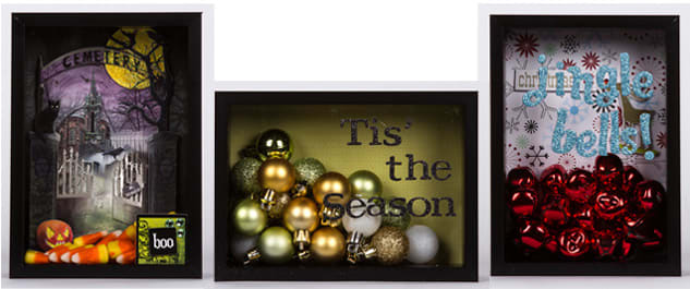 Make Your Own Holiday Shadow Boxes