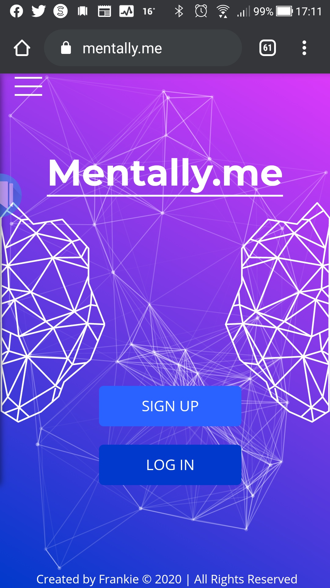 GitHub - Frankie-B/client: Client side for Mentally me app