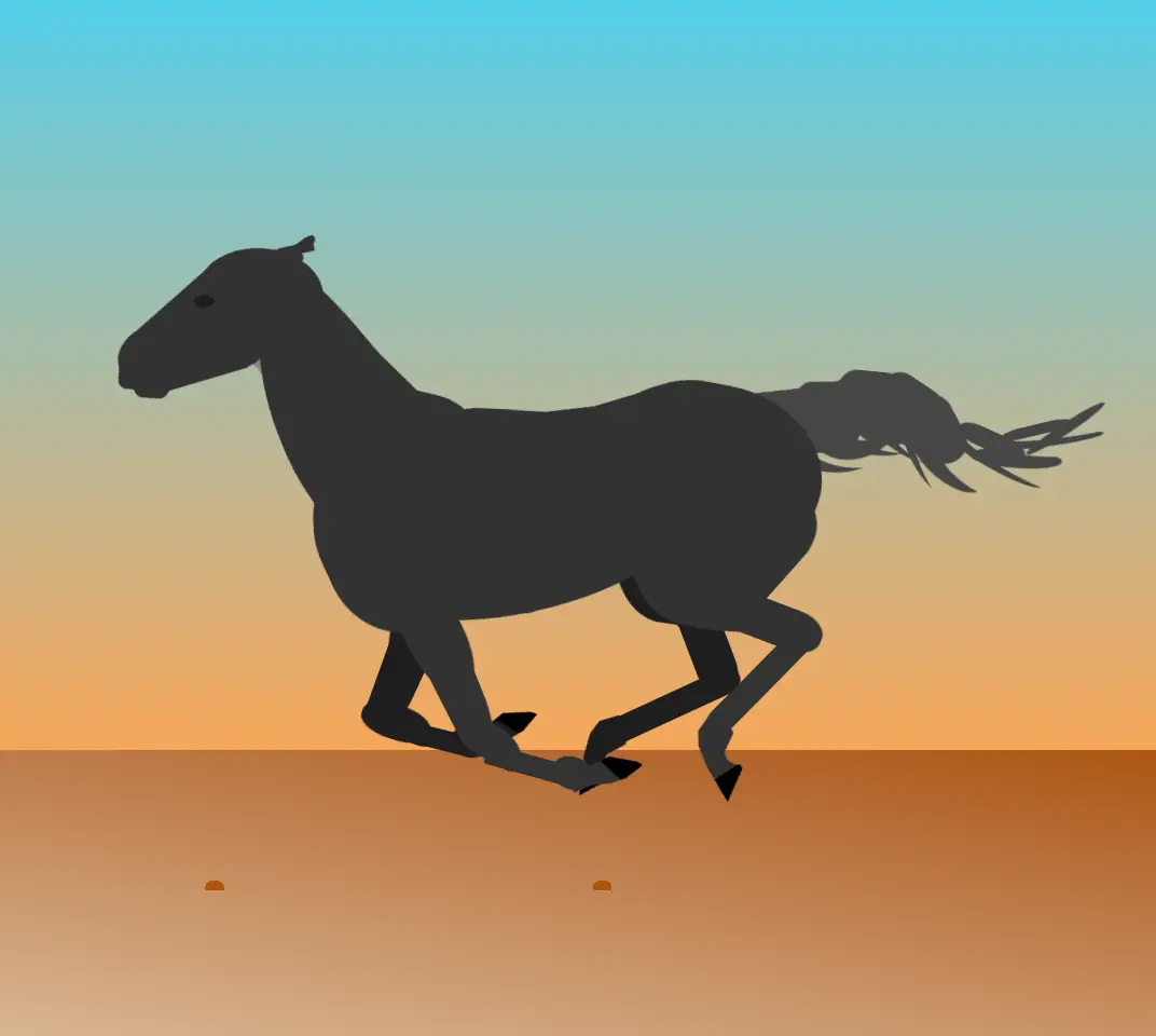 This amazing horse using pure css. Credit : codepen | Author : admin