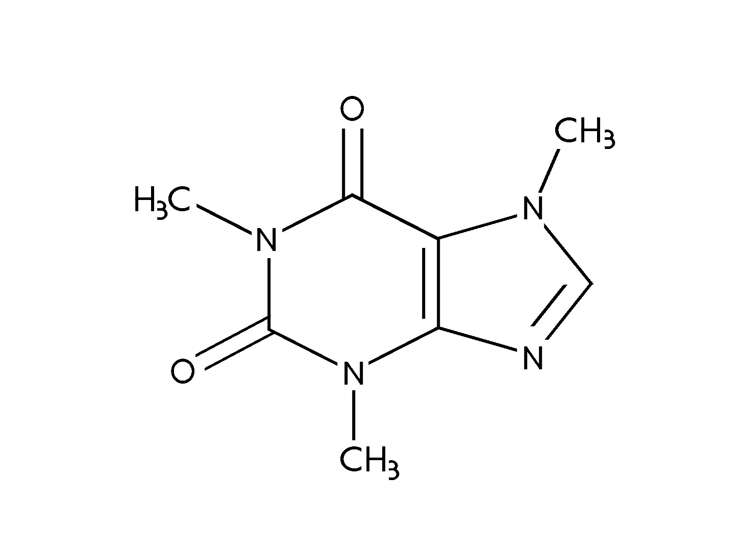 Caffeine chemical formula using html css no image | Author : mohitsscs1980