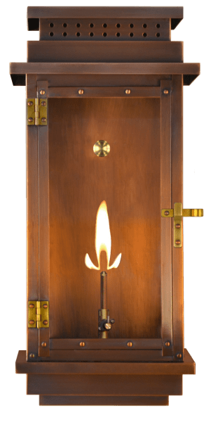 Contempo Modern Style Gas Light Copper Lantern by The CopperSmith ...
