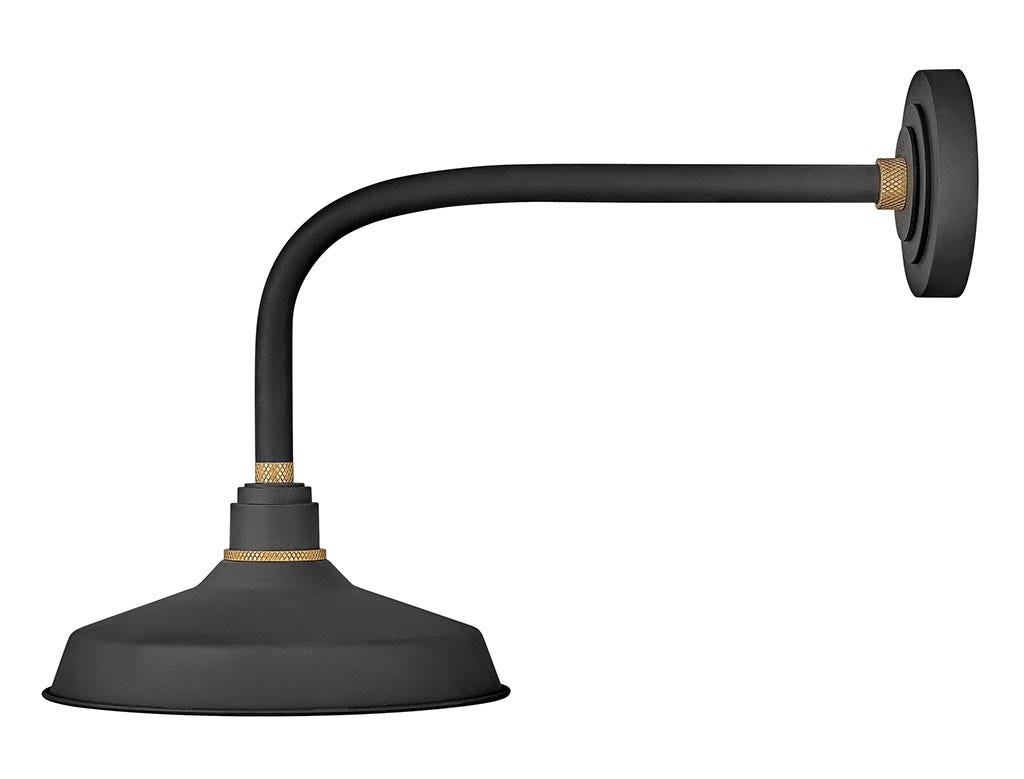 Foundry Classic Medium Straight Arm Barn Lightn by Hinkley Lighting