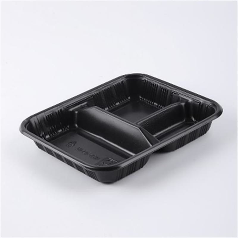 3 Compartment Black Food Box 850 ml. G3G850-BS NLTY Brand | Order ...