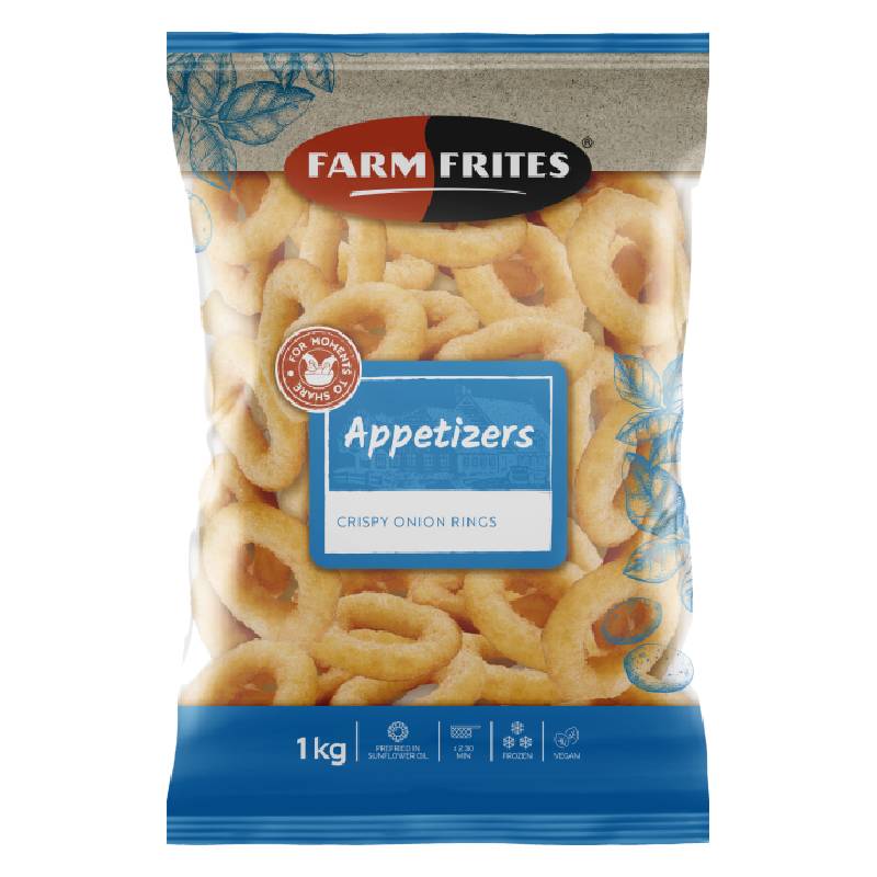 Frozen Onion Rings Farm Frites Brand | Order ingredients online | freshket