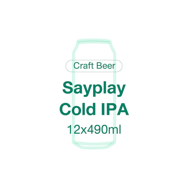 คราฟท์เบียร์กระป๋อง Sayplay Cold IPA ตราฟูลมูน (ยกลัง) | freshket สั่ง ...