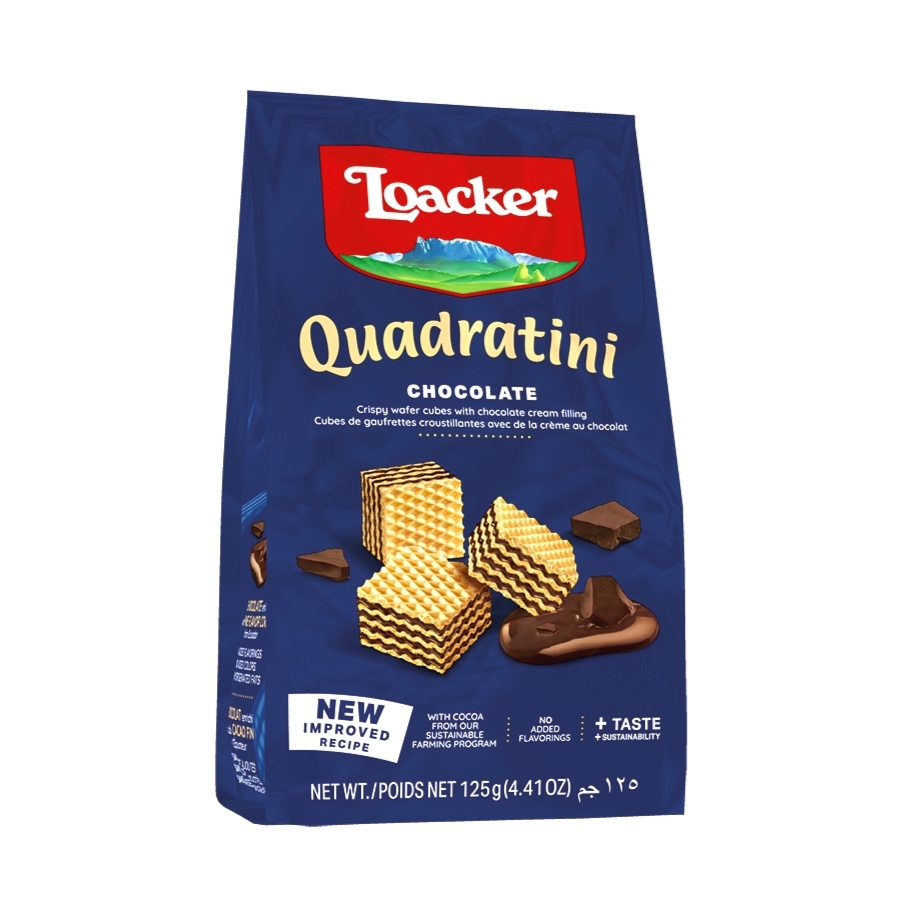Quadratini Chocolate Wafers Loacker Brand | Order ingredients online ...