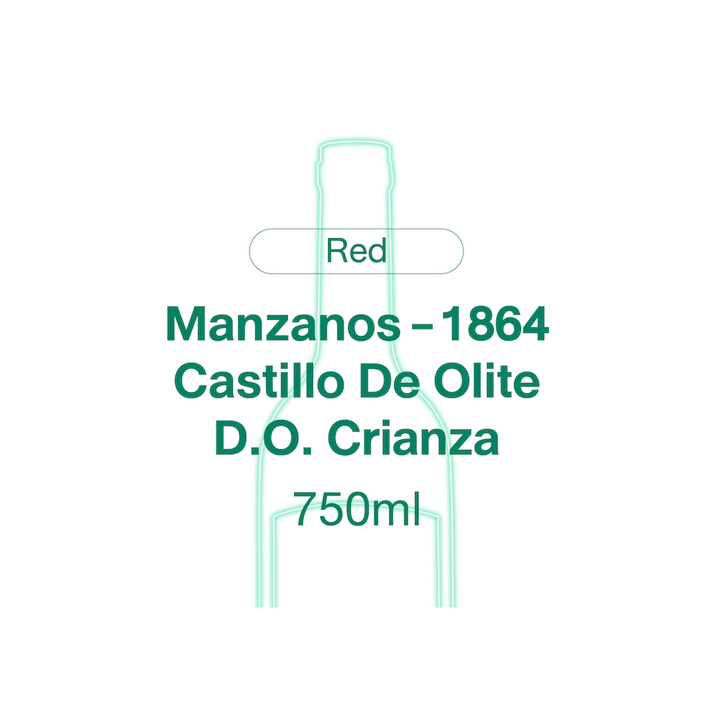ไวน์แดง Manzanos - 1864 Castillo De Olite D.O. Crianza | freshket สั่ง ...
