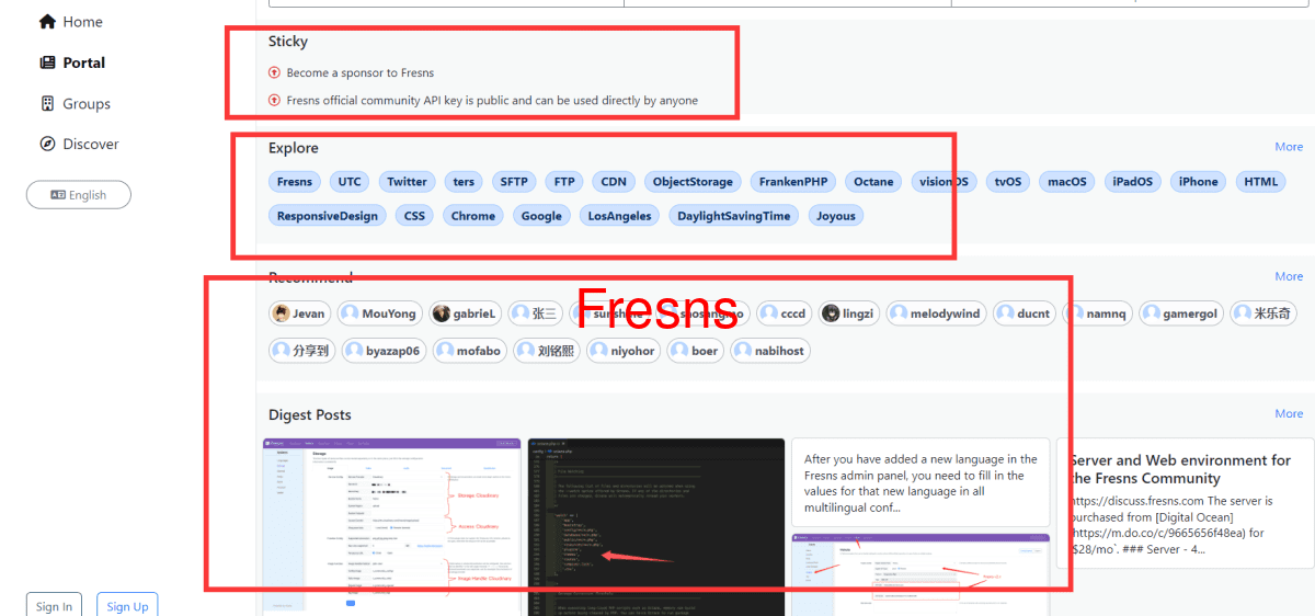 Live - Fresns Open Source Community