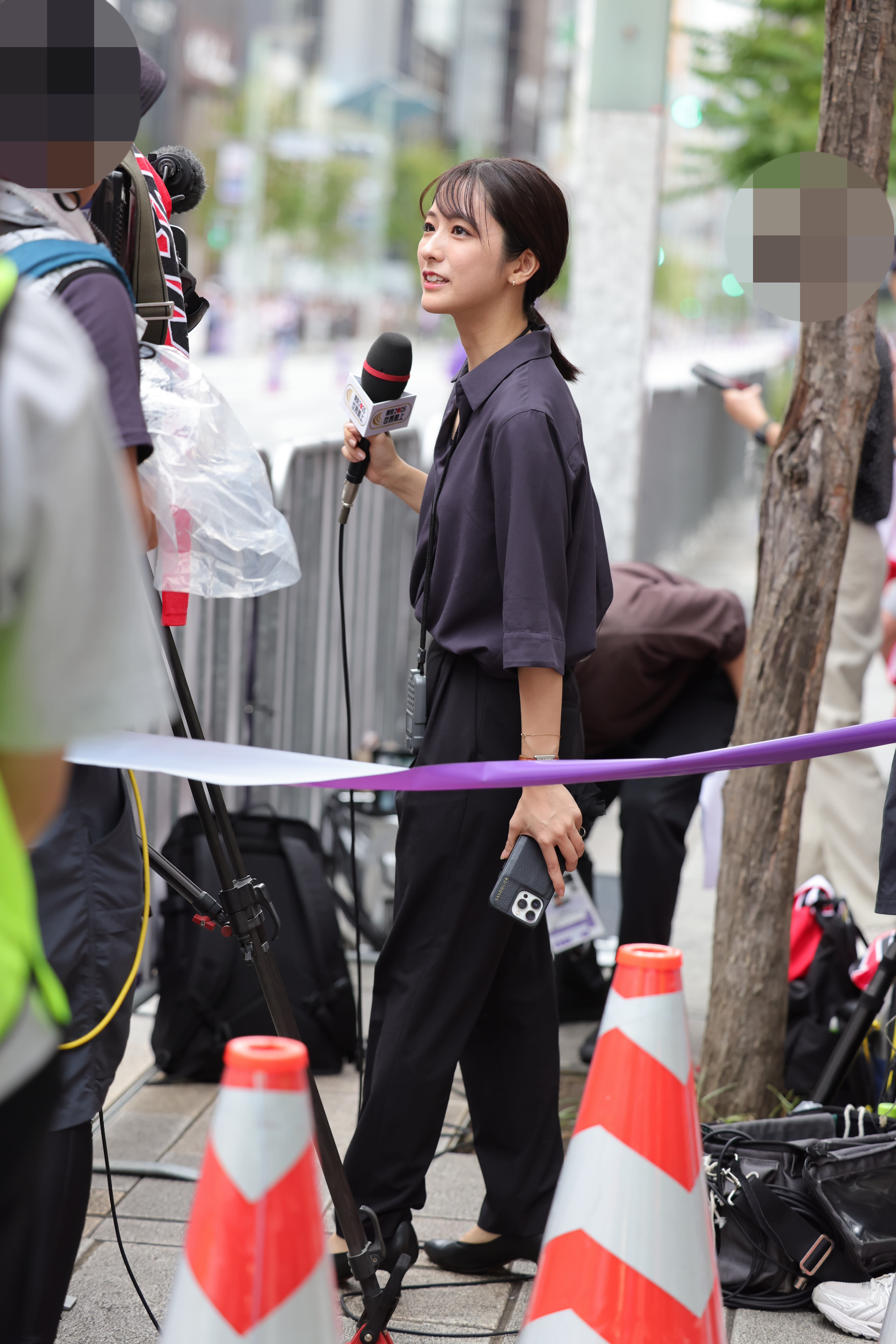 「立ち位置この辺かな〜」世界陸上マラソン実況中継待ちで見せた田村真子アナのキュートな姿（FRIDAYデジタル）｜dメニューニュース（NTTドコモ）