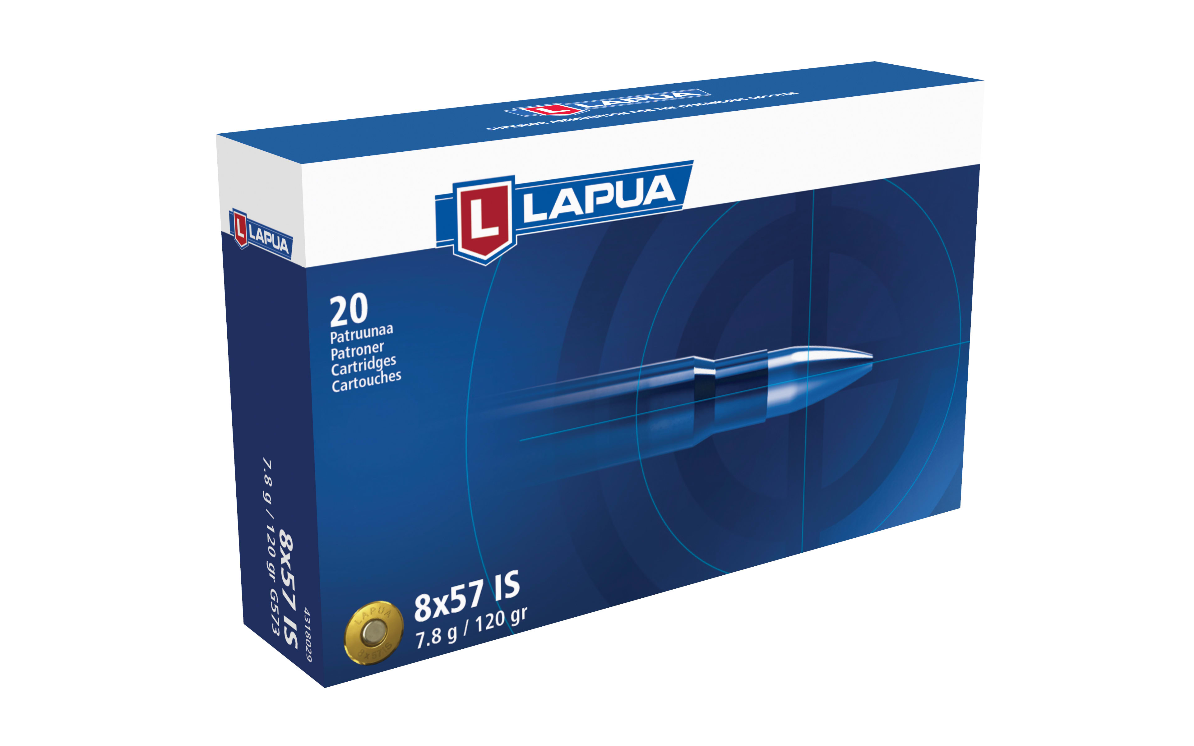 LAPUA 8x57IS OT 120gr 20/600 Frisport