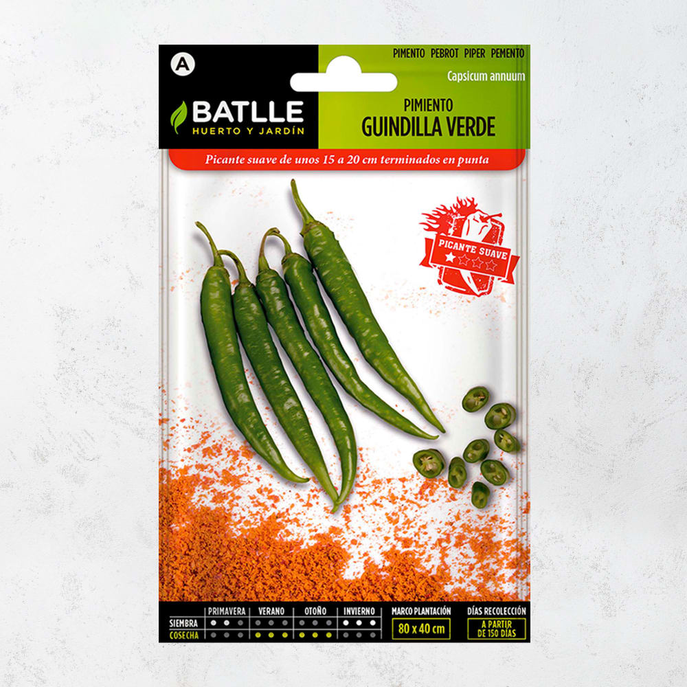 Semillas pimiento guindilla verde | Fronda